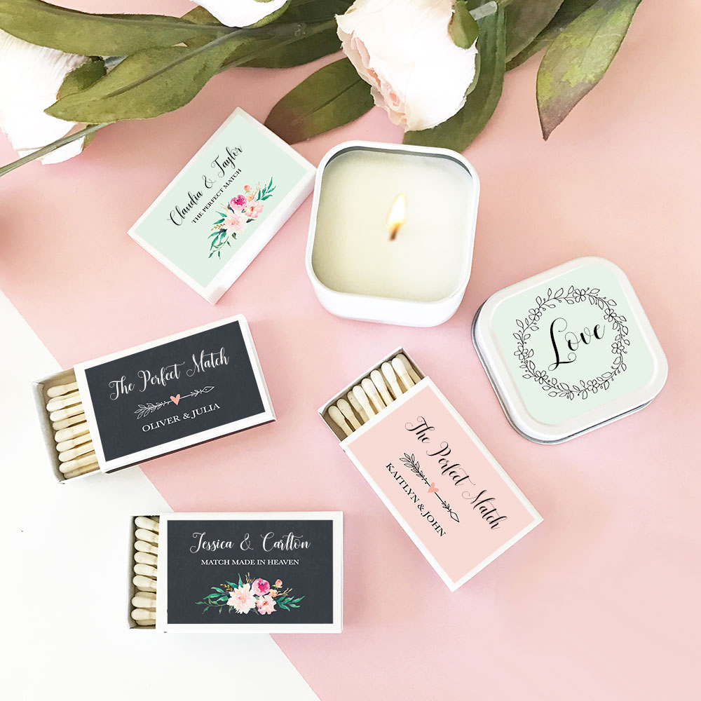 Personalized Wedding Favors Matches